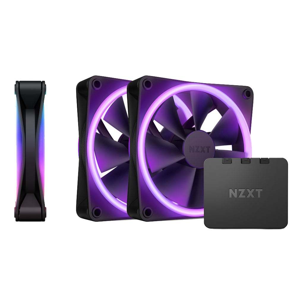 CASE FAN (พัดลมเคส) NZXT F120 RGB DUO TRIPLE PACK BLACK | Shopee Thailand