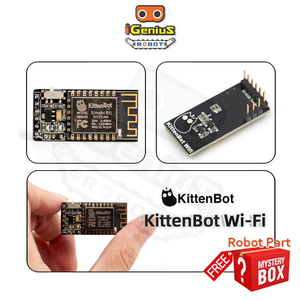 (มีของแถม) Kittenbot ESP8266 Wifi Module 2.4Ghz. สำหรับการเขียนโปรแกรม microbit Arduino | Shopee ...