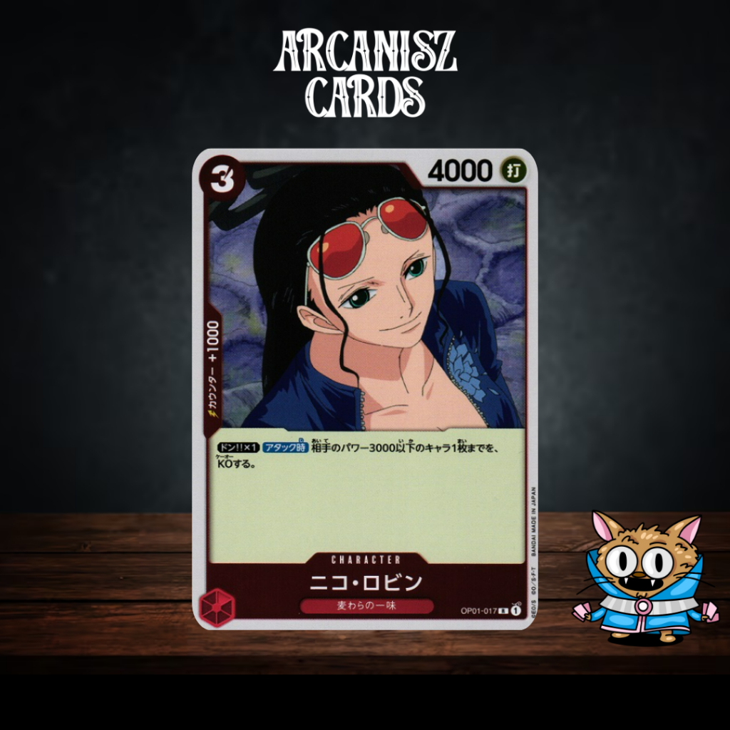 Nico Robin การ์ดวันพีช One Piece OP01 Rare [R] OP01-017 | Shopee Thailand