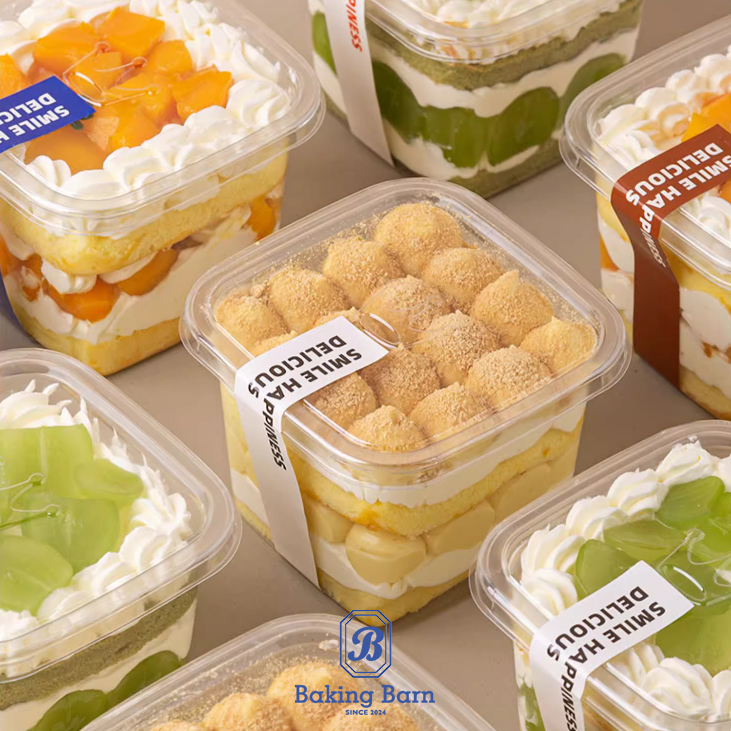 Baking Barn Bakery box baking package กล่องพลาสติกใส กล่องใส่ขนม ใส่ขนม ...