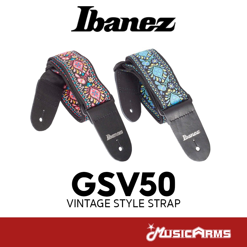 Ibanez Vintage Style Strap สายสะพายกีตาร์GSV50 Series สายสะพายกีต้าร์ ...