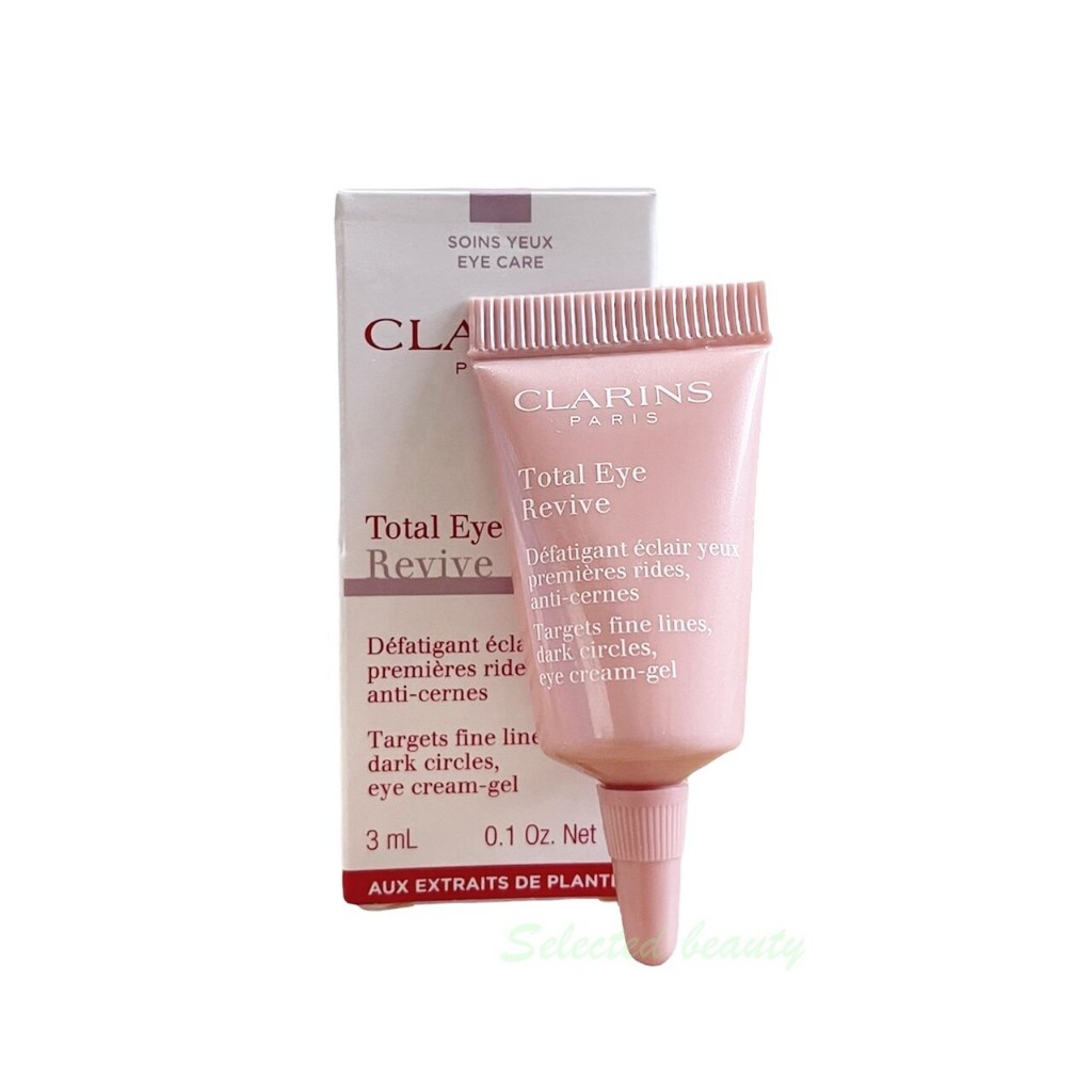 พร้อมส่ง Clarins Total Eye Revive Cream-Gel 3ml ครีมบำรุงผิวรอบดวงตา ลด ...
