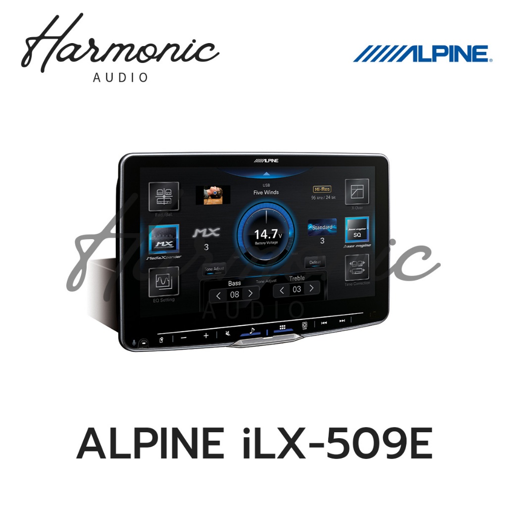 ALPINE iLX-F509E วิทยุรถยนต์ 9 นิ้ว รองรับไฟล์ Hi-res 9INCH CARPLAY ...