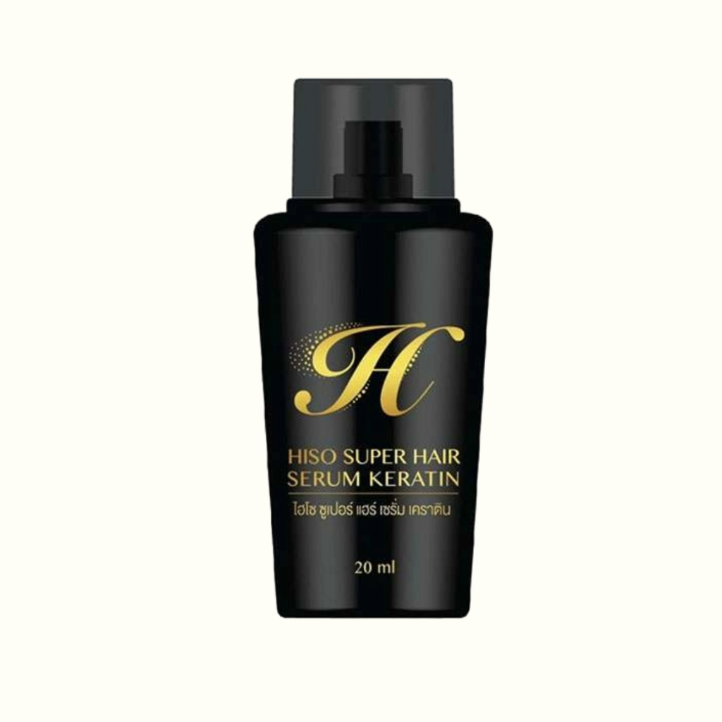 Hiso Super Hair Serum Keratin ไฮโซซูเปอร์แฮร์เซรั่ม 1 ขวด 20ml. | Shopee Thailand