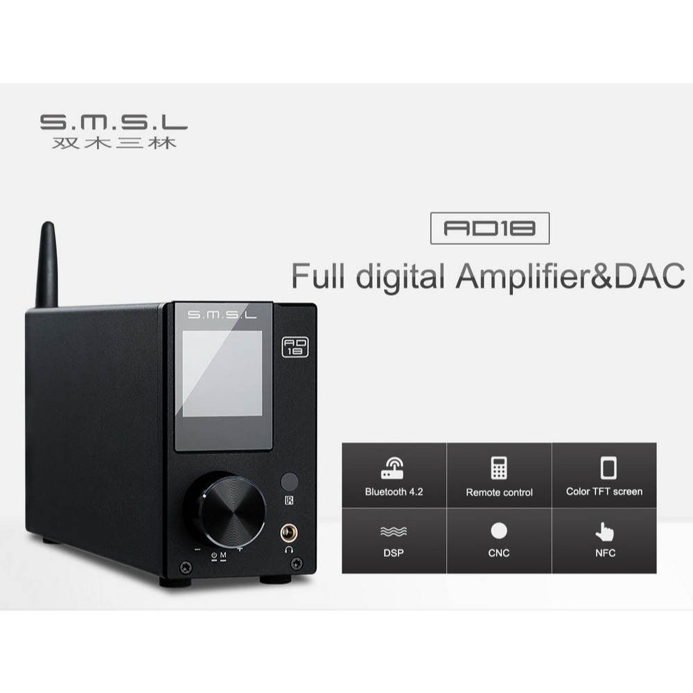 S.M.S.L. AD18 DAC-Amp ตั้งโต๊ะรองรับ Bluetooth 4.2 | Shopee Thailand