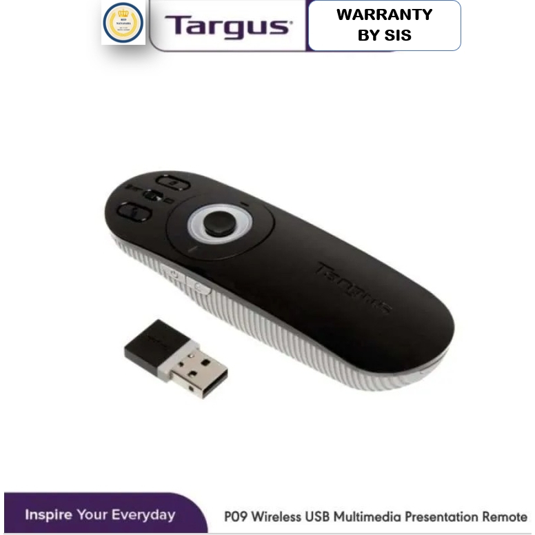 Targus Wireless USB Multimedia Presentation Remote เลเซอร์พอยต์เตอร์ ...
