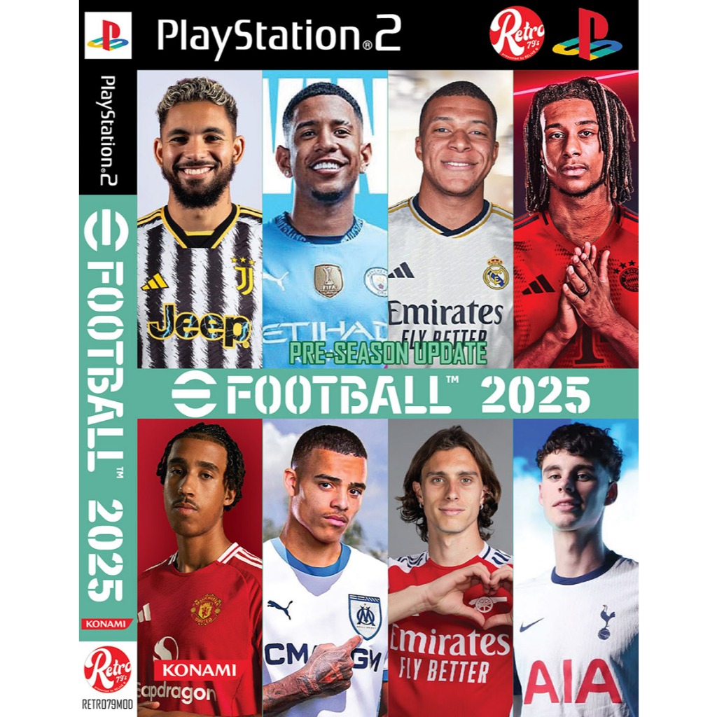 💿 แผ่นเกมส์ PS2 💿 E football 2025 - Pre-Season UPDATE - PES 2024 ...