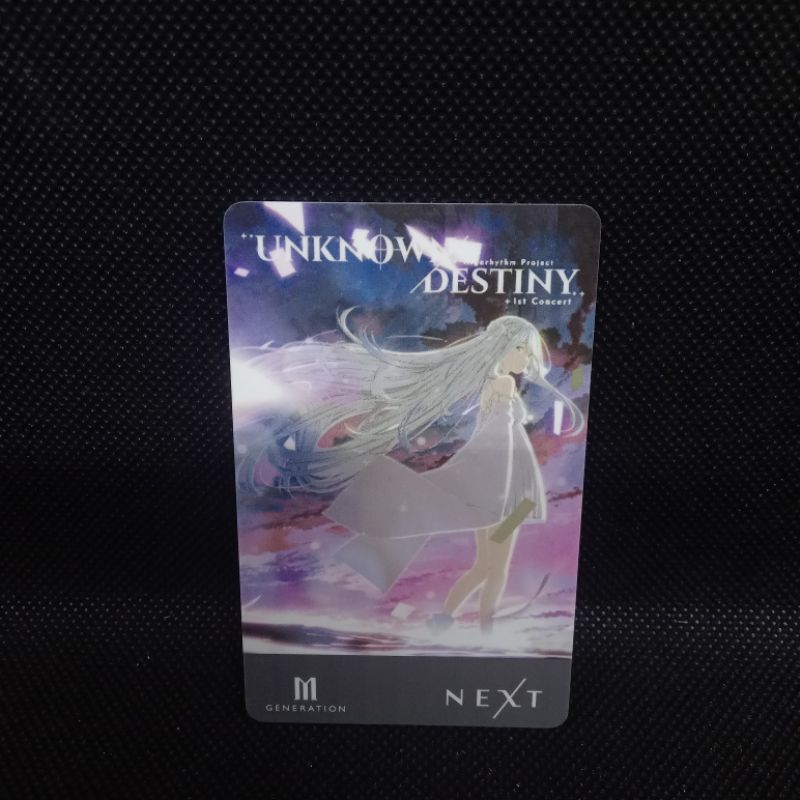 บัตร M GEN Next ลาย Algorhythm Projecr Unknown Destiny 1st Concert จาก ...