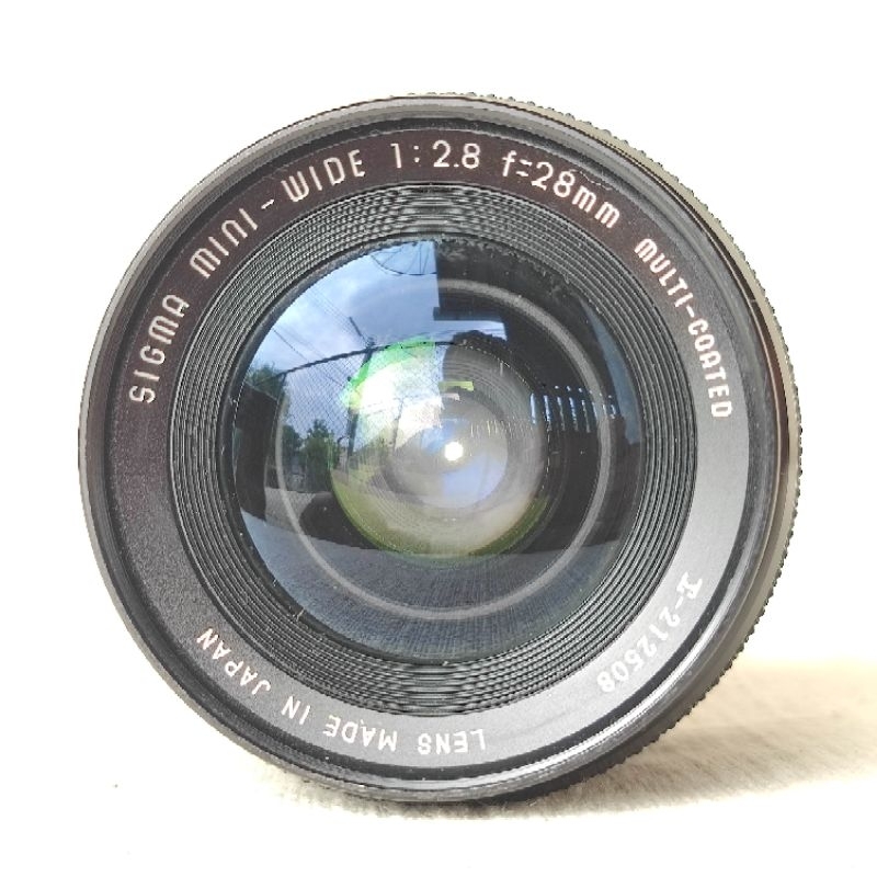 เลนส์มือหมุน ยี่ห้อ Sigma wide Non vintageting multicoated 28mm f/2.8 ...