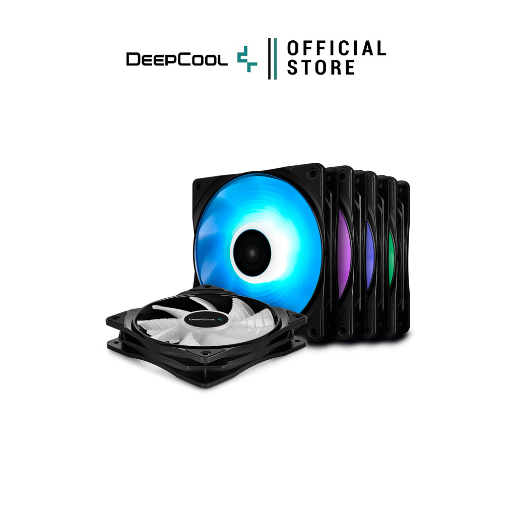 DEEPCOOL - CASE FAN 12CM RF120M (DP-FRGB-RF120-5C-M) | Shopee Thailand