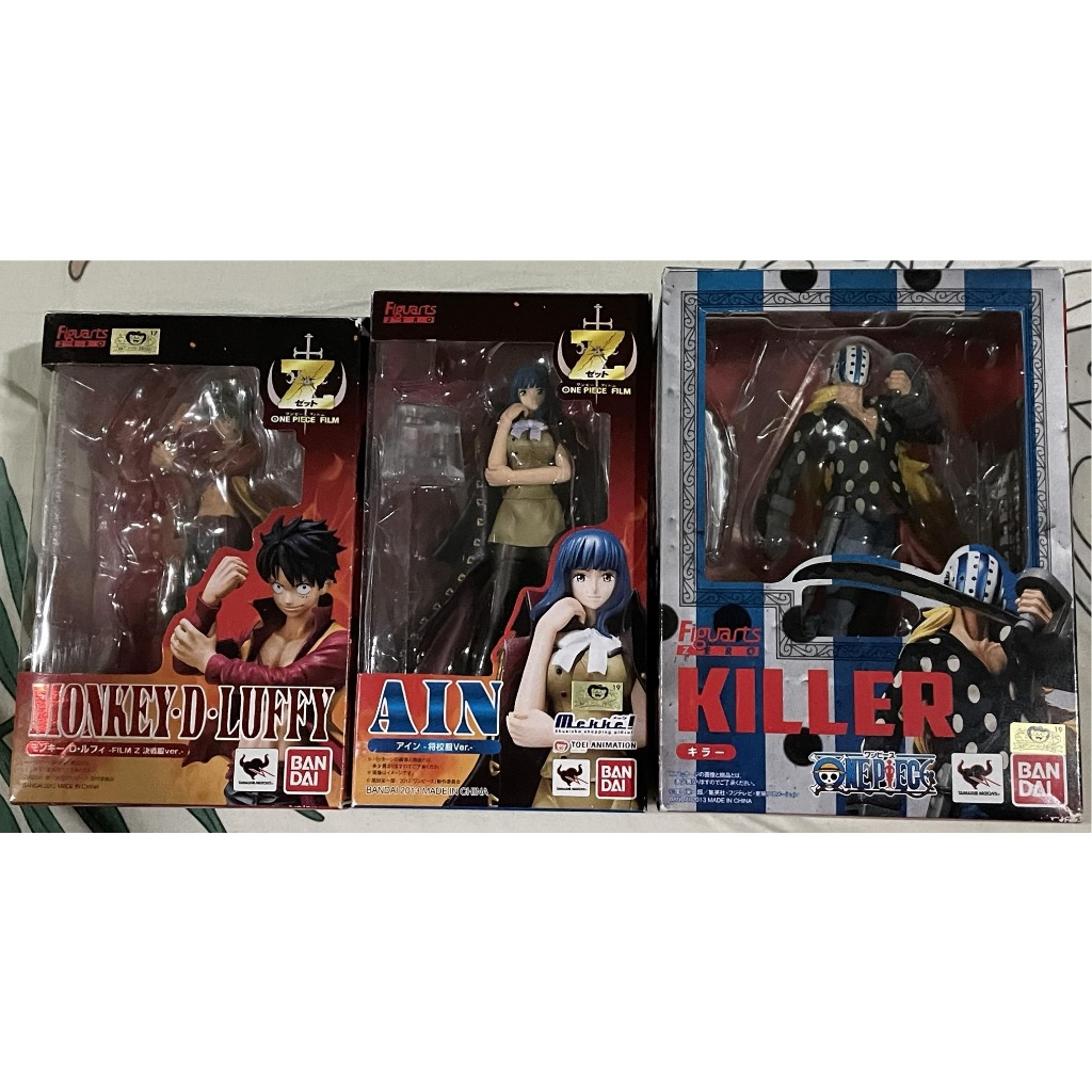 วันพีช แท้ One Piece Figuarts Zero Monkey D. Luffy/Ain/Killer | Shopee ...