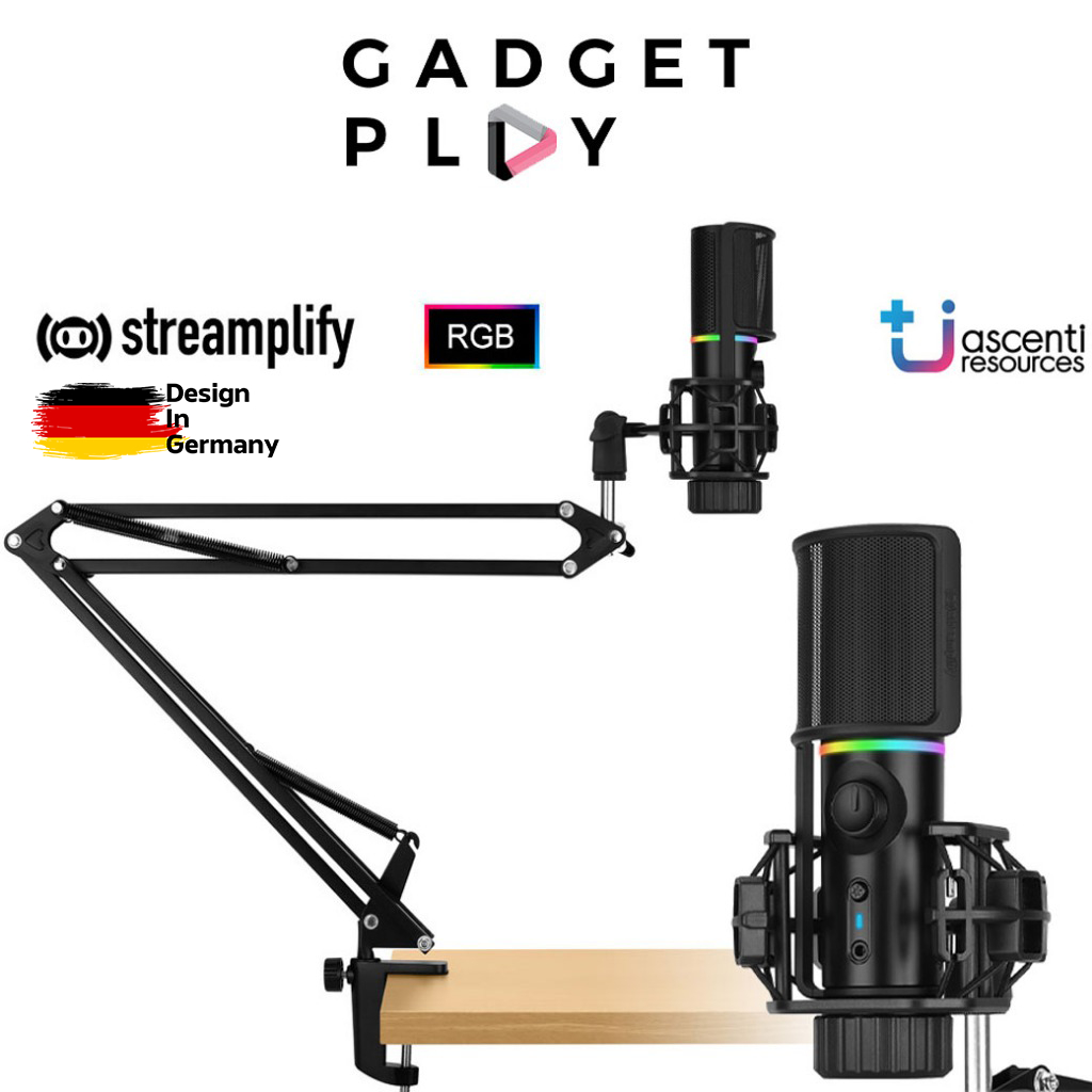 [กรุงเทพฯ ด่วน 1 ชั่วโมง] ไมโครโฟน Streamplify Microphone USB RGB With ...