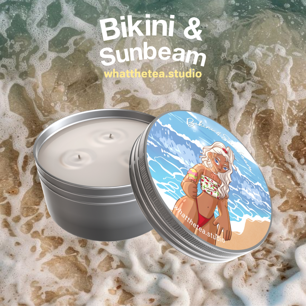 whatthetea.studio - เทียนหอมไขถั่วเหลือง กลิ่น Bikini and Sunbeam XXL 350 ml | Shopee Thailand