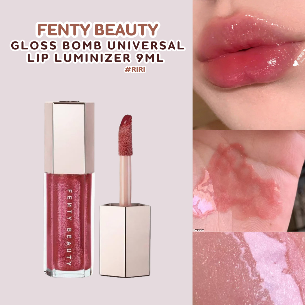 FENTY BEAUTY Gloss Bomb Universal Lip Luminizer 9ml สี Riri | Shopee ...