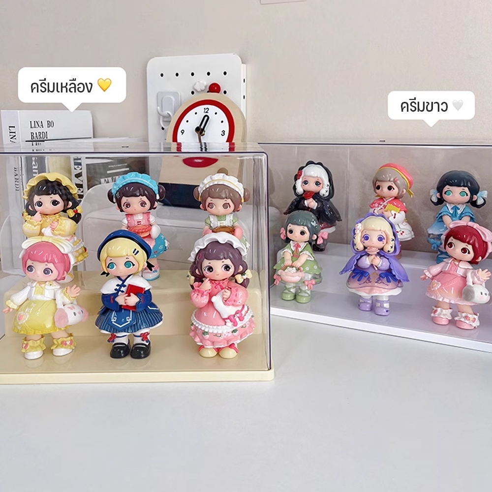 ตู้ใส่โมเดล ตู้โชว์ตุ๊กตา กล่อง popmart มีสองสีให้เลือก กันฝุ่น'จัดเก็บ ...