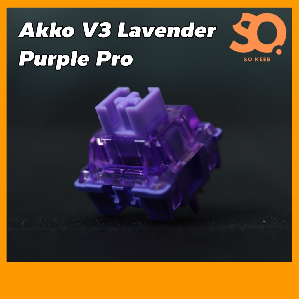 Akko V3 Lavender Purple Pro Switch (Tactile) 10ชิ้น สำหรับ Mechanical ...
