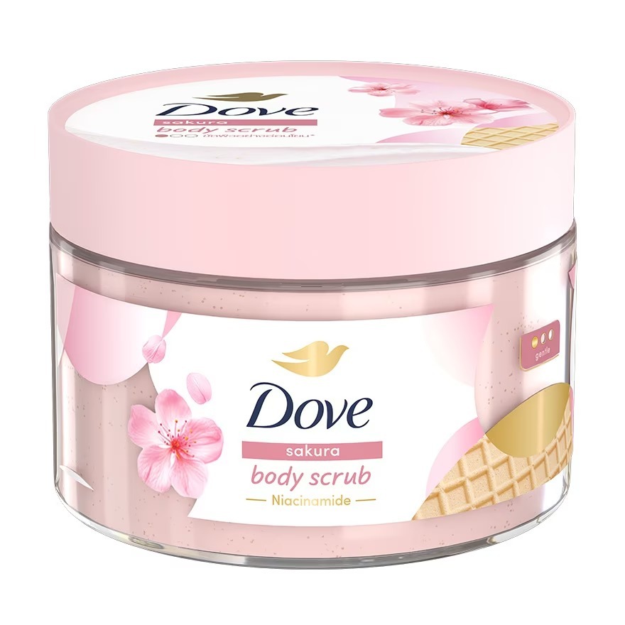 Dove Body Scrub โดฟ บอดี้ สครับขัดผิวกาย ซากุระ 280 กรัม | Shopee Thailand