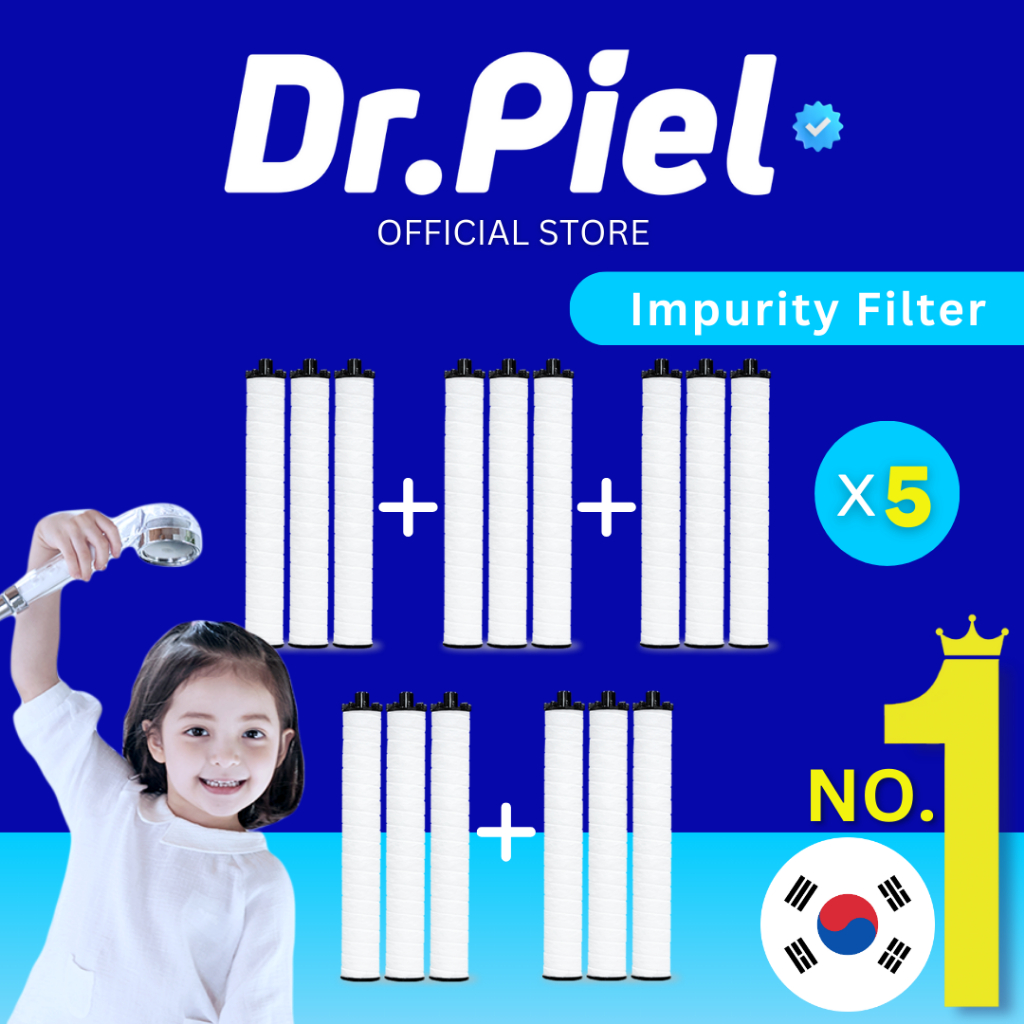 🇰🇷 Dr.Piel Impurity Filter Set เซ็ตไส้กรองน้ำ ฟิลเตอร์ สำหรับฝักบัวกรอง ...