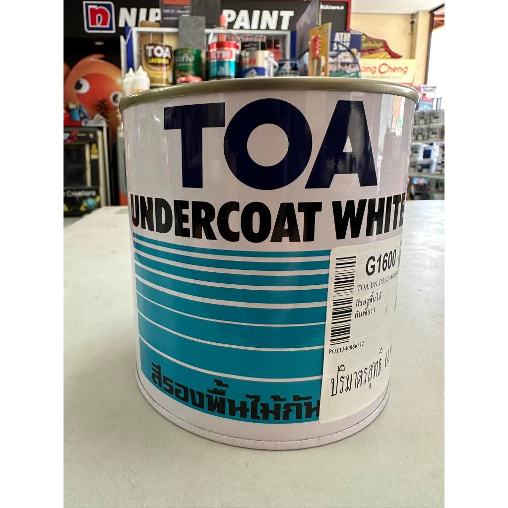 สีรองพื้นไม้กันเชื้อรา TOA ขนาด 0.946 ลิตร #G1600 สีขาว Universal ...