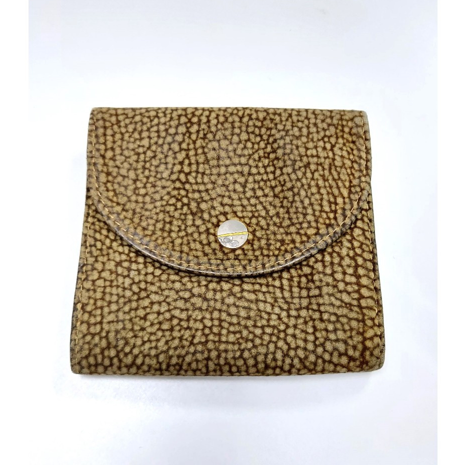 Borbonese Wallet Purse Bifold Beige Brown unisex Authentic กระเป๋า ...