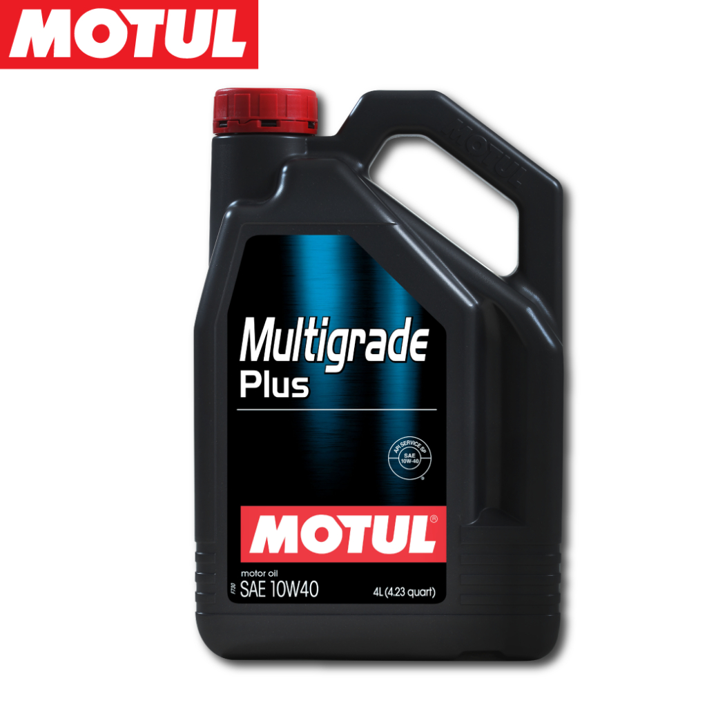 MOTUL น้ำมันเครื่องกึ่งสังเคราะห์ เบนซิน MULTIGRADE PLUS 10W-40 SP 4L ...