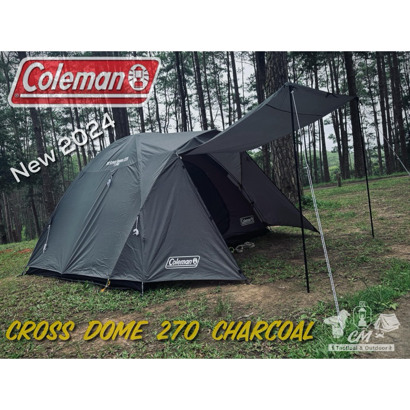 เต็นท์ Coleman japan Cross Dome 270 Charcoal NEW 2024 | Shopee Thailand