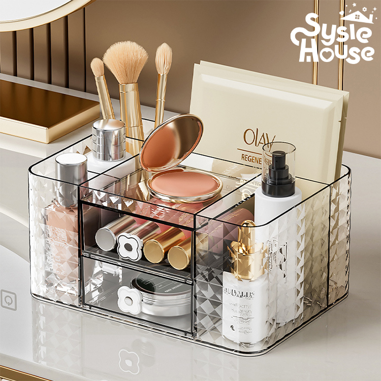Sysie House กล่องใสอะคริลิค จัดเก็บอุปกรณ์เครื่องเขียน เครื่องสำอาง ...