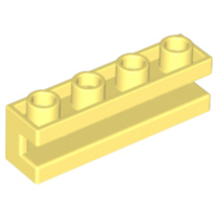 LEGO PART No: 2653 (ชิ้นส่วนเลโก้) Brick, Modified 1 x 4 with Channel ...