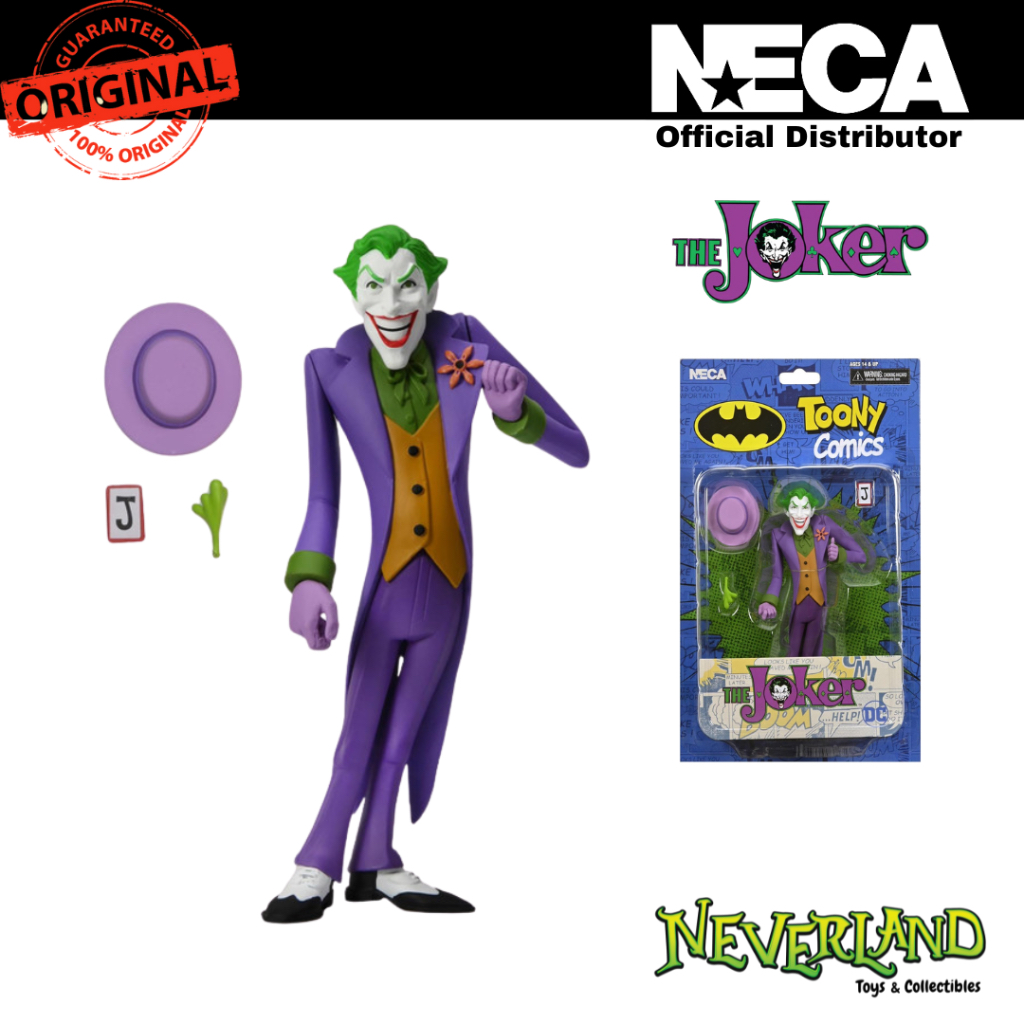 (NECA) Toony Classic DC Comic The Joker 6" Figure | Shopee Thailand