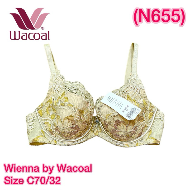 Wienna By Wacoal เสื้อในวาโก้ มีโครง ชุดชั้นใน Size C70/32C | Shopee Thailand