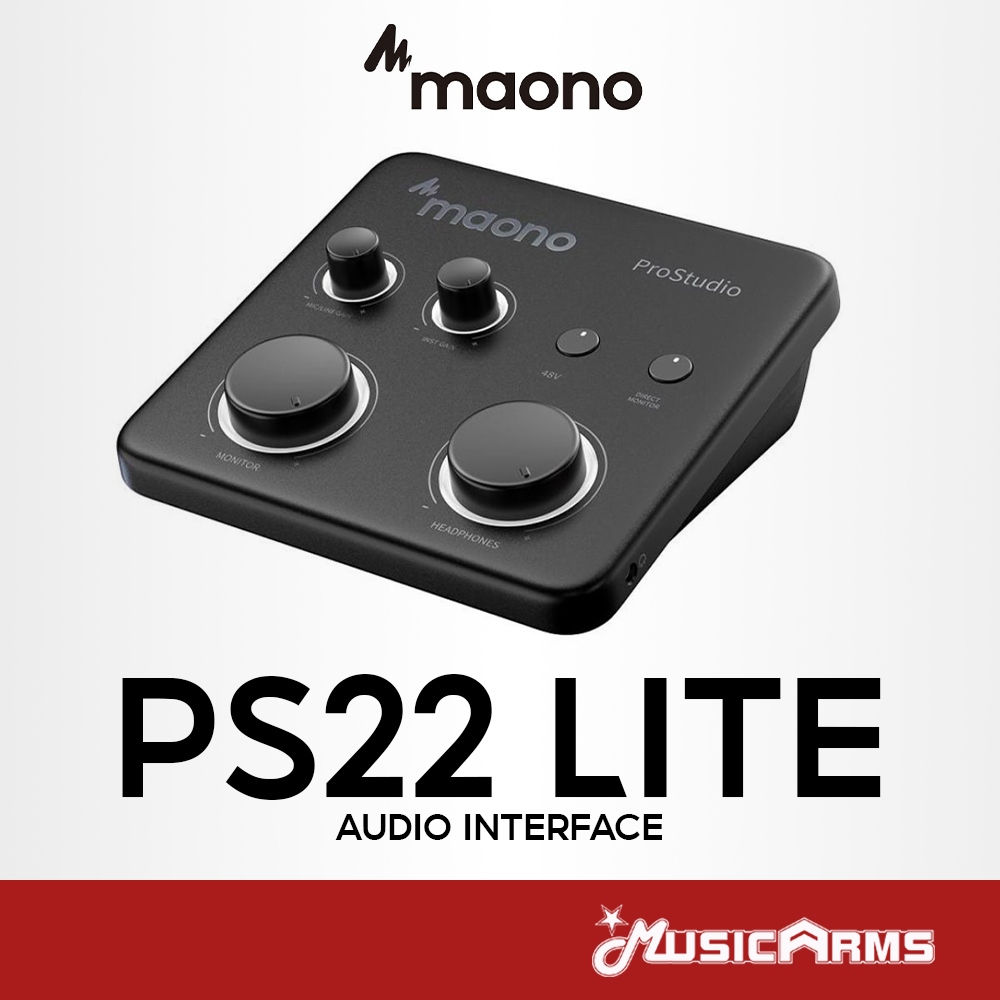 Maono PS22 Lite Audio Interface ออดิโออินเตอร์เฟส MaonoPS22 รับประกัน ...