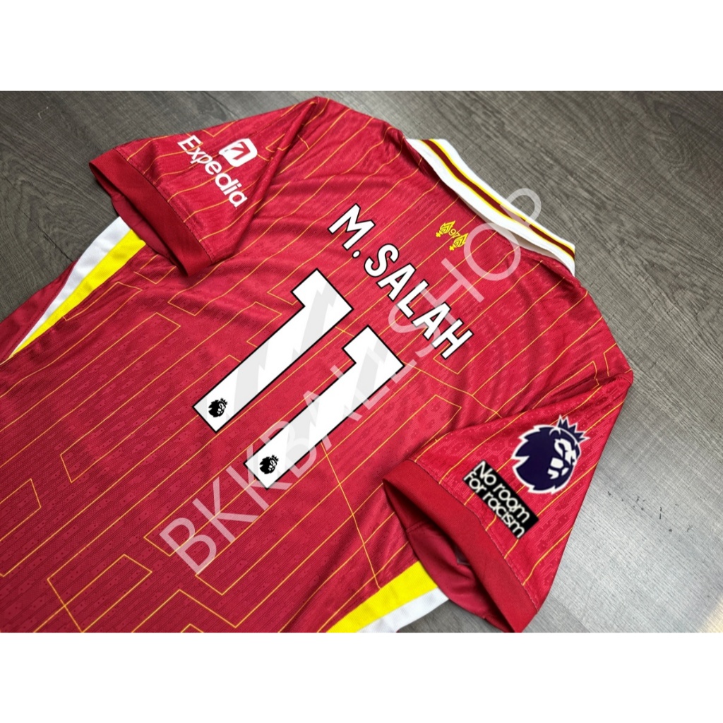 [Player] - เสื้อฟุตบอล ลิเวอร์พู Home เหย้า 2024/25 อาร์ม EPL 14 CHIESA 8 SZOBOSZLAI 10 MAC ...