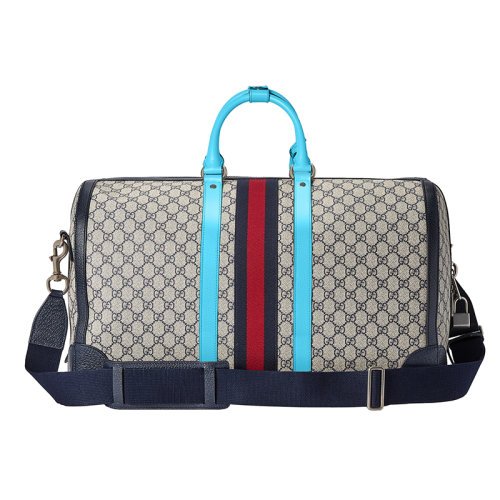 Gucci 24 กระเป๋าเดินทางผ้าใบสีเบจขนาดใหญ่สำหรับผู้ชาย Savoy Series ใหม่ | Shopee Thailand