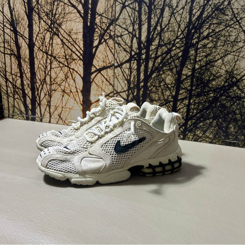 Nike Air Zoom x stussy Spiridon Cage 2 Fossil (used) | Shopee Thailand