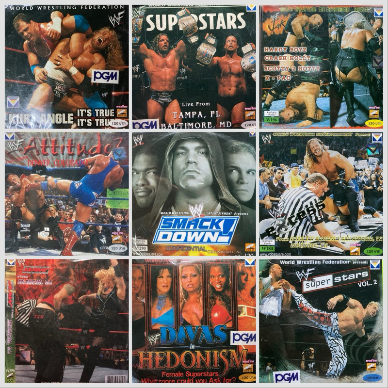 VCDมวยปล้ำศึกเล็ก&รวมฮิตWWF/WWEลิขสิทธิ์แท้พากย์ไทย | Shopee Thailand