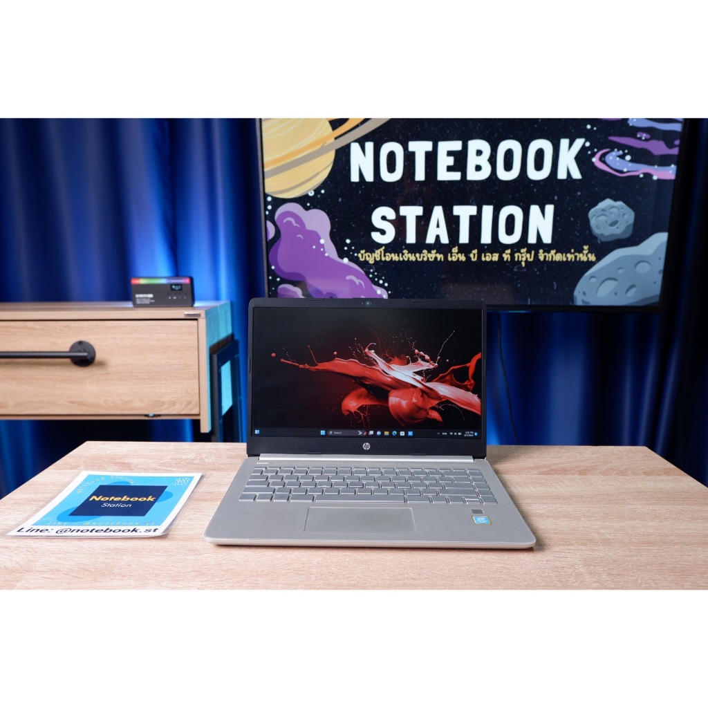 Hp 14s Intel Pentium Gold 5405U Ram4 SSD256 จอ 14 Full HD IPS สเปคทำงาน ...