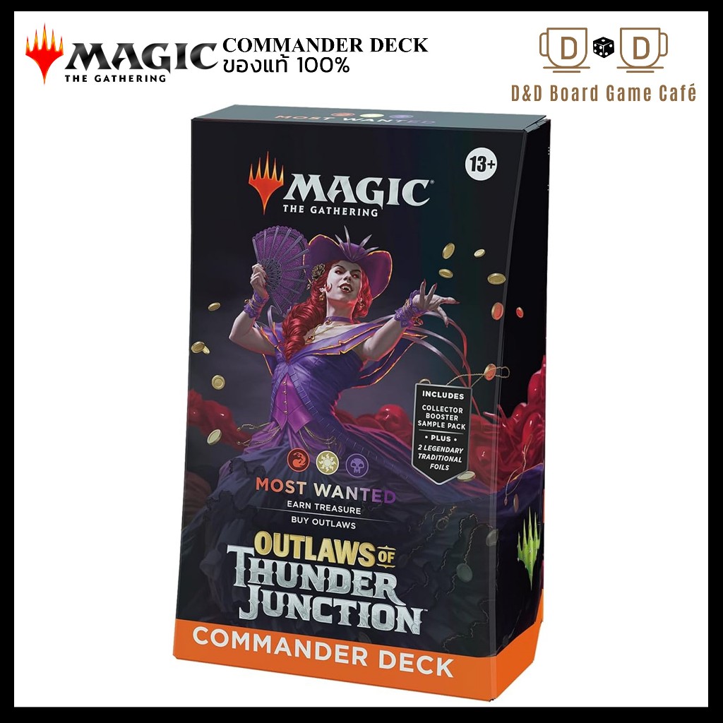 [MTG] Outlaws of Thunder Junction Commander Deck - Most Wanted [ภาษา ...