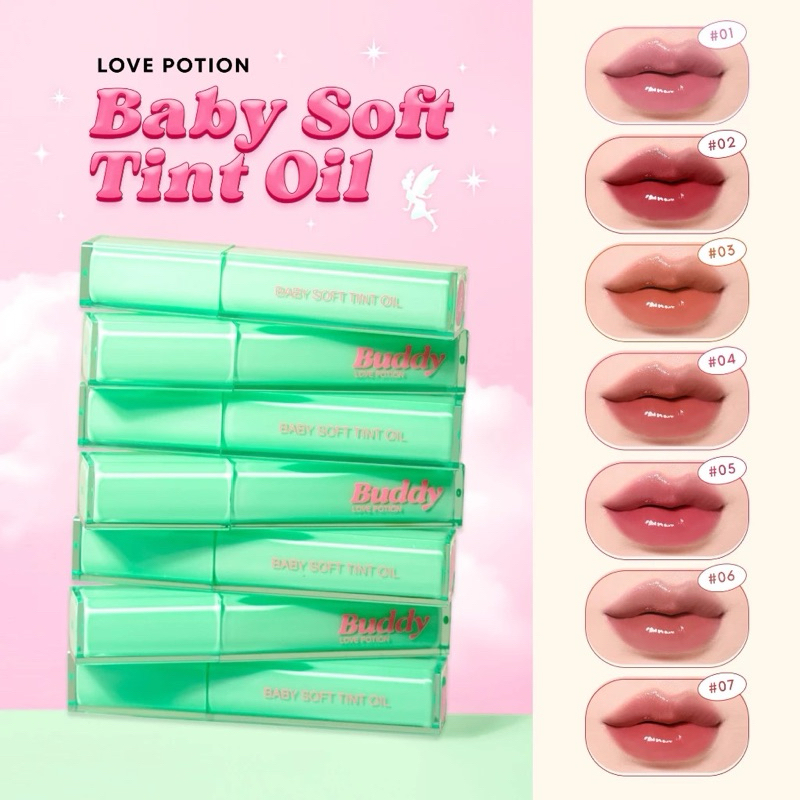 ส่งต่อ/ของแท้/ของใหม่ LOVEPOTION Baby Soft Tint Oil เบบี้ ซอฟ ทินต์ ออย เลิฟโพชั่น ลิปทินต์ซ้อ ...