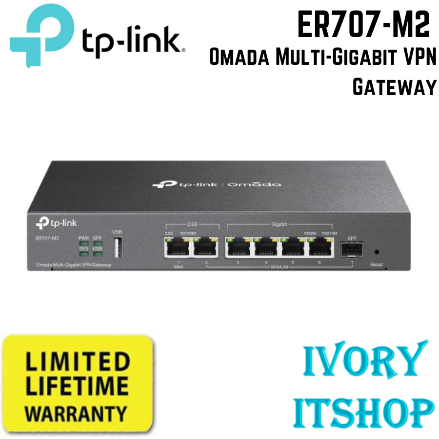 TP-LINK ER707-M2 Omada Multi-Gigabit VPN Router | Shopee Thailand