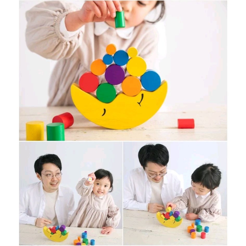 Balancing Moon ของเล่นฝึกสมดุล แบรนด์ ed.inter Japan ไม่มีลูกเต๋าและ ...