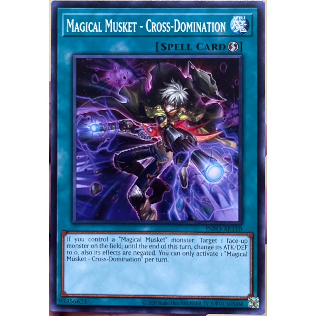 Yugioh Asia-Eng [INFO-AE110] Magical Musket - Cross-Domination (Common ...