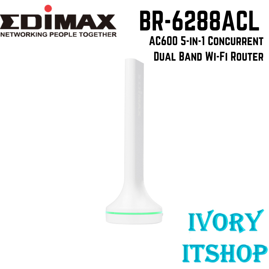 EDIMAX BR-6288ACL AC600 5-in-1 Concurrent Dual Band Wi-Fi Router ...