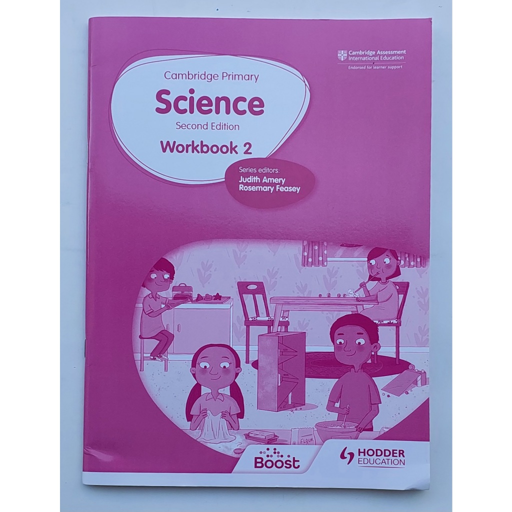 หนังสือ แบบฝึกหัด วิทยาศาสตร์2 ภาษาอังกฤษ Hodder Cambridge Primary Science workbook2 80Page ...