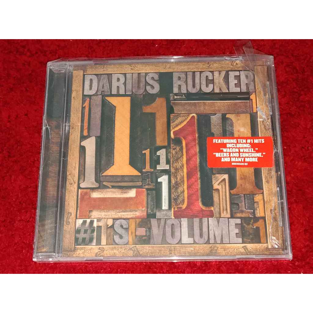 CD แผ่นซีดีเพลงสากล Darius Rucker – #1's - Volume 1 สินค้าสภาพตามรูปปก ...