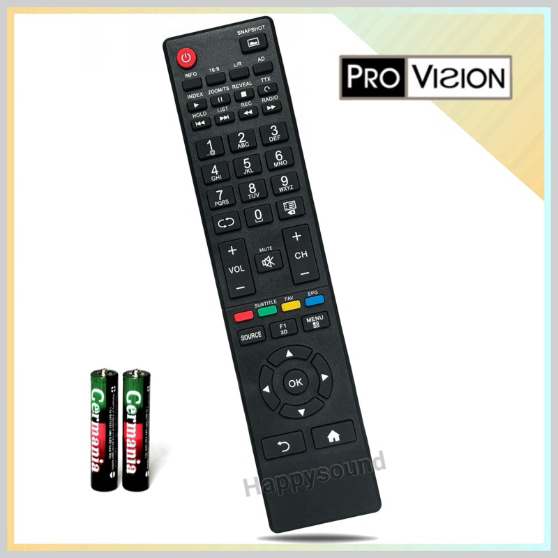 รีโมทสมาร์ททีวี Smart TV ยี่ห้อ Provision รุ่น LT-50G53_SKT3 | Shopee ...