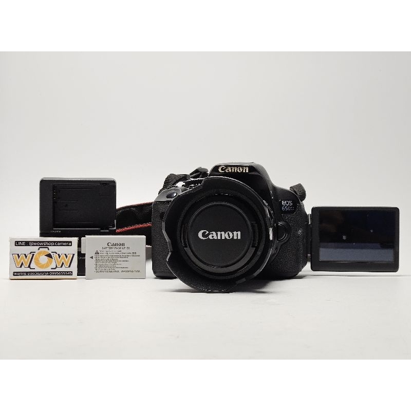 Canon 650D เลนส์ Kit 18-55 mm. และเลนส์ f1.8 50mm.ii | Shopee Thailand