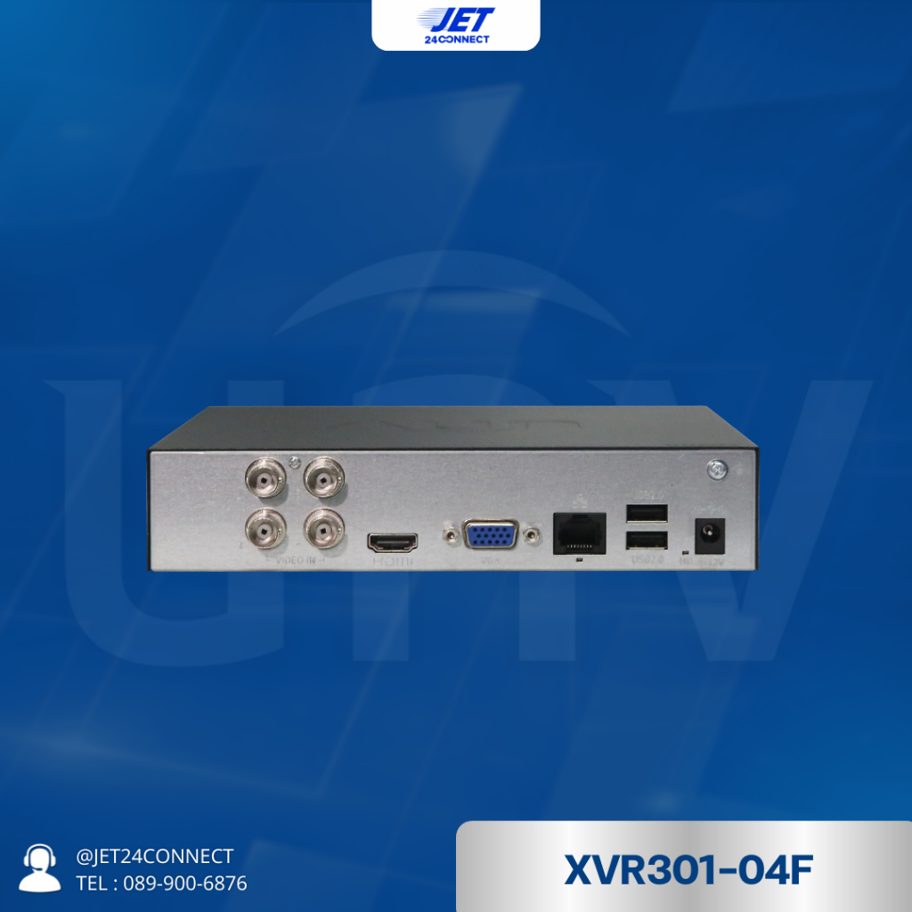 เครื่องบันทึก UNV XVR301-F Series UNV XVR301-04F UNV XVR301-08F เครื่อง ...