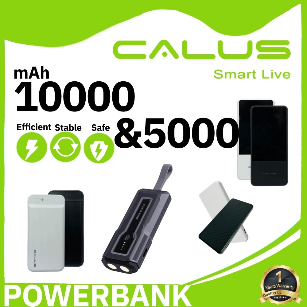 (รับประกัน 1ปี) CALUS แบตสำรอง Power Bank คุณภาพดี มี4สาย ชาร์จเร็ว ...