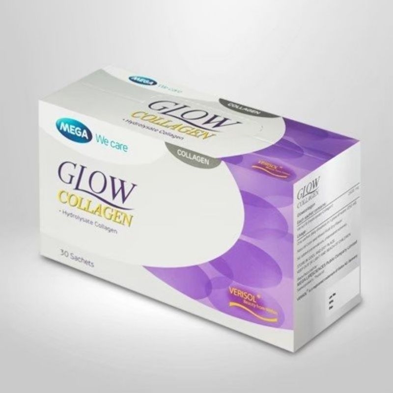Glow Collagen Mega 30 ซอง แถม EPO 30 เม็ด | Shopee Thailand
