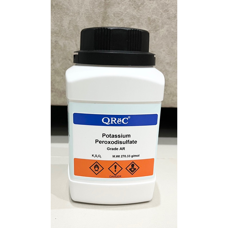 (P5230) Potassium Peroxodisulfate, AR grade ยี่ห้อ QReC | Shopee Thailand
